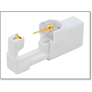 Silver 4mm Round Ball Studs Ear Piercing Earrings System 75