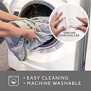 Sunbeam MSU5CQS-S000-12A00 Mattress Pad, King (76 x 80 Inch), White