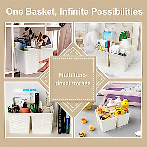 Xuhdukc Portable bathroom caddy with handle for kitchens, bathrooms, trips, picnics, craft rooms,college dorms. shower caddy dorm are a necessity for college life.