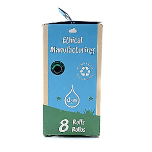 DB Green Sheep Biodegradable Dog Poop Bags, Extra Thick, Extra Strong, Split-resistant Leak-Proof Poop Bags for Dogs, 15 Doggy Bags per Roll, 8 Rolls per Box, Each Dog Poop Bag Measures 9 x 12.5 inch