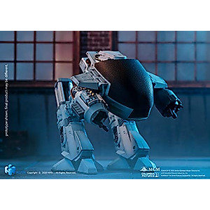 Hiya Toys Robocop: Battle Damaged ED-209 1:18 Scale Action Figure, Multicolor