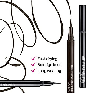 Wet 'n Wild Proline Felt Tip Eyeliner Dark Brown, .017z