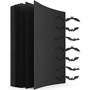 Black Cardstock Paper 8.5 x 11, 108 Sheets 180g Black Printer Card Stock, Heavy Construction Paper for Card Making Printing Craft Drawing Scrapbooking Cutting