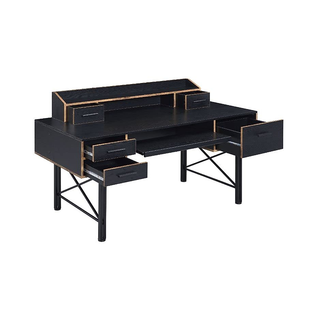 Acme Furniture Safea Writing Desk, Black