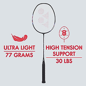 YONEX Badminton Racquet ASTROX LITE 21I,Graphite, Black