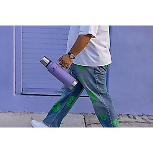 Stanley Classic Vacuum Insulated Wide Mouth Bottle - Lavender - BPA-Free 18/8 Stainless Steel Thermos for Cold & Hot Beverages - 1.5 QT, 10-11347-009