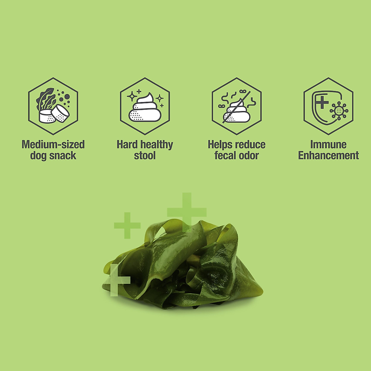 Fabrechew Fuco 051 Fucoidan Treat for Dogs – Immune & Digestive Health, Stool & Odor Support, Antioxidant, Superfood with Spirulina & Kelp, 5.29 oz (150g)