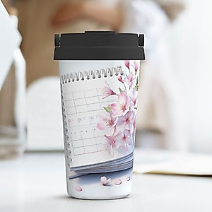 WANGZHAO Calendar Print Double Wall Stainless Steel Vacuum Insulated Tumbler Cup Home Thermal Cup