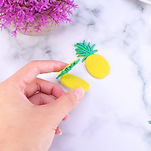 Garneck Refrigerator Magnets 10pcs Fridge Magnets Fruit Refrigerator Magnet Sticker Office Magnet Fruit Fridge Magnet (Pineapple) Cute Fridge Magnets