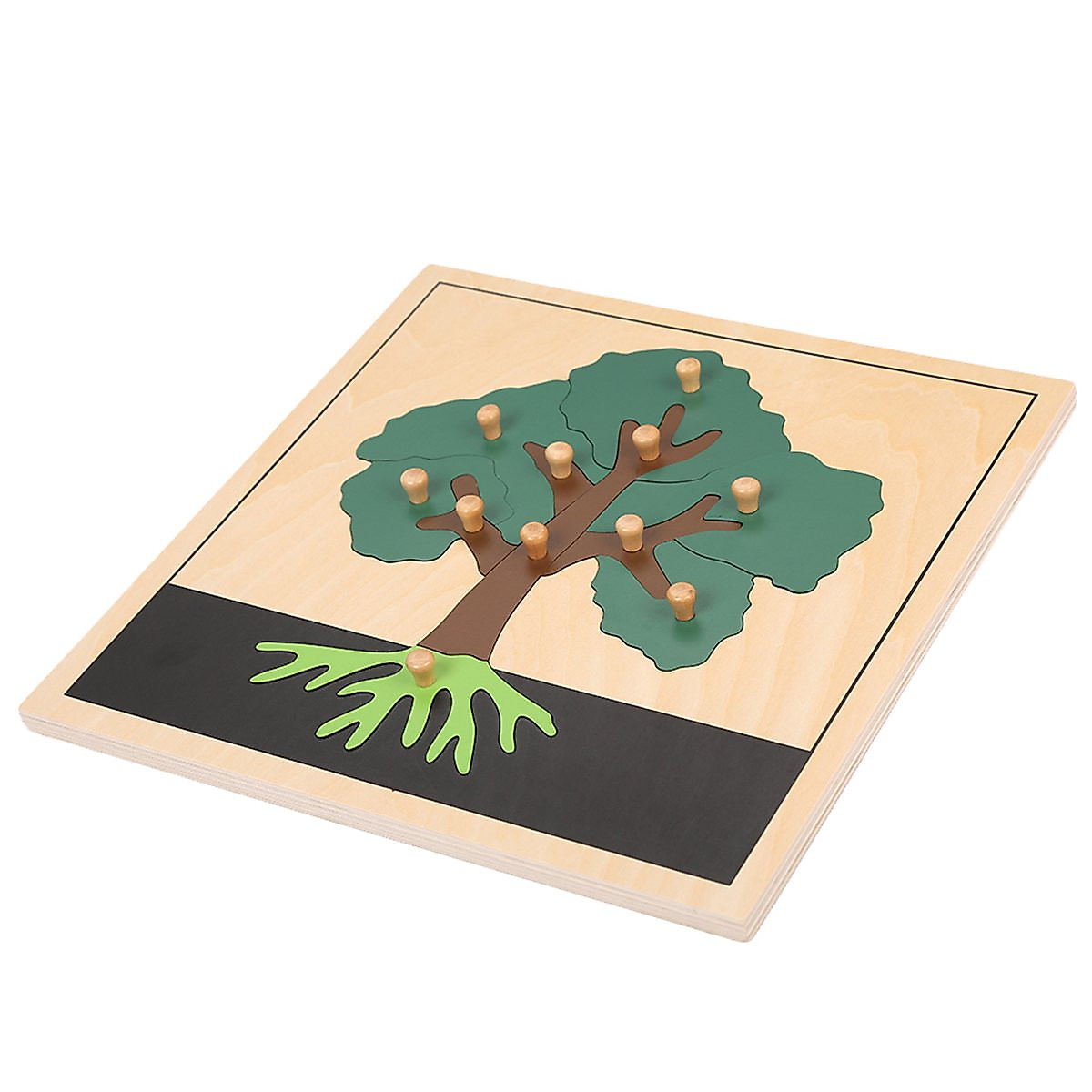 MEYOR Montessori Tree Puzzle for Early Preschool Education Learning Toy