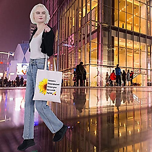 VAMSII Paraprofessional Tote Bag Teacher Assistant Gifts Paraprofessional Gifts Shoulder Bag Paraeducator Gifts Para Gifts (Paraprofessional Sunflower Tote Bag)