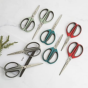 Goodful All Purpose Kitchen Shears, Heavy Duty Stainless Steel Scissors, Comfort Grip, Micro-Serrated