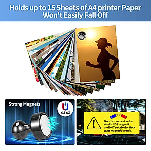 12Pack Fridge Magnets Small Refrigerator Magnets Strong Magnets for Whiteboard Dry Erase Board Map Kitchen Office Adult Neodymium