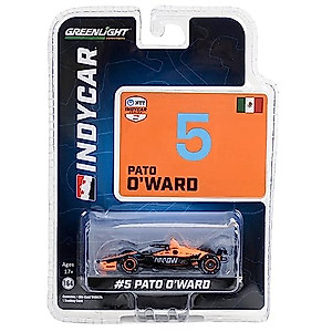 Dallara IndyCar #5 Pato O’Ward Arrow Arrow McLaren NTT IndyCar Series (2023) 1/64 Diecast Model Car by Greenlight 11557