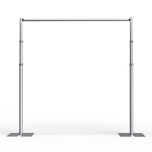 EMART Pipe and Drape Backdrop Stand Kit, Backdrop Stand Heavy Duty 10ftx10ft, Adjustable Metal Frame for Backdrop, Background Stand Backdrop for Wedding Birthday Party Banquet Decorations