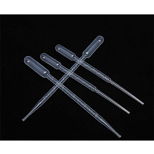 50Pcs 3Ml Transfer Pipette Graduated Dropper Convenient
