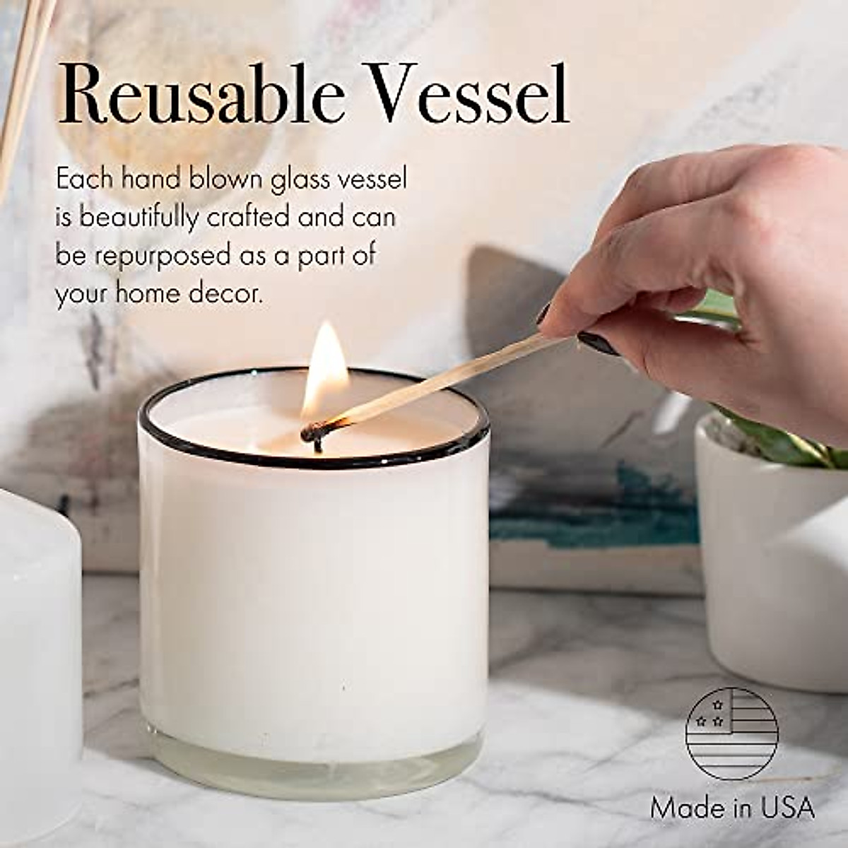 LAFCO New York Signature Scented Candle (Champagne, Penthouse - 15.5 oz)