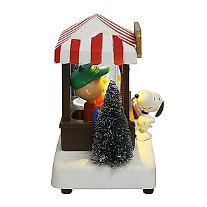Kurt Adler 7-Inch Battery-Operated Peanuts© LED Musical Table Piece