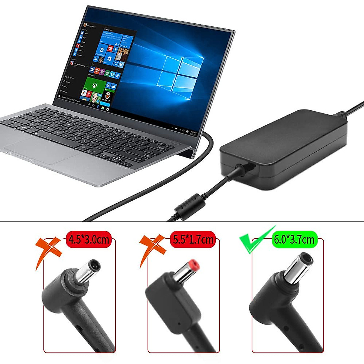 180W 20V 9A AC Adapter for ASUS Rog Zephyrus: ADP-180TB H G14 G15 GA401I GA502 GA502D GA502DU GA502IU GA401 GA401II GA401IV TUF505DT TUF505DU TUF705DU 20V 9A Laptop Power Supply Charger