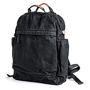 Gootium Canvas Backpack x Crossbody Pack - Casual Vintage Style Cloth Daypack Combo