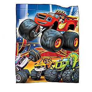 Monster Car Design Blanket Monster Printed Blanket 50x60 Winter Ultra-Soft Micro Warm Bedroom Flannel Throw Blankets Best Birthday…