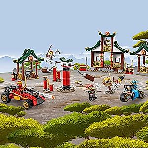LEGO NINJAGO Creative Ninja Brick Box 71787, Toy Storage, Bricks to Build Dojo, Ninja Car, Motorbike, 6 Minifigures & More, Toys for Kids 5 Plus
