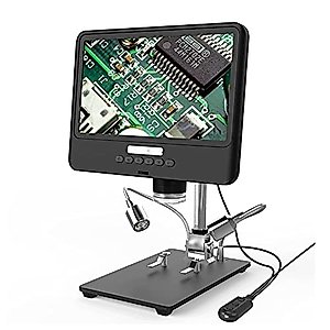 SLNFXC Electronic Microscope 5X-1200X Digital Microscope Camera for Soldering Magnifier Adjustable 1080P Scope