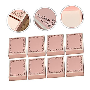 ULTECHNOVO 10pcs Packing Boxes Cake Box Food Container Cupcake Boxes Collapsible Food Container Boxes for Cookies Packaging Wedding Favor Box Cup Cake Boxes Biscuits Box Baking Supplies Mini