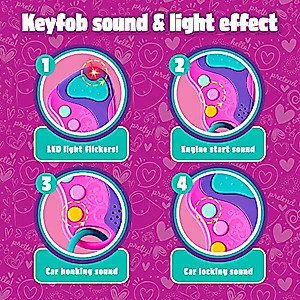 JOYIN Play-act Pretend Play Smart Phone, Keyfob Key Toy and Credit Cards Set, Kids Toddler Cellphone Toys, Toddler Birthday Gifts Toys for 1 2 3 4 5 Year Old