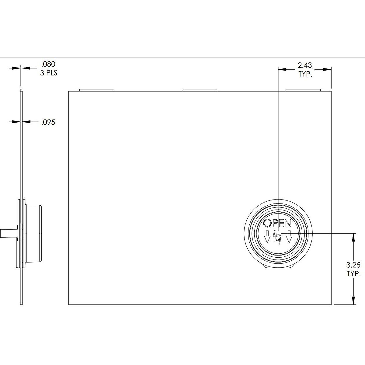 Lippert Replacement RV Screen Door Slider Panel with Push-Down Knob Opener, No Assembly, Easy Installation, Made from Durable Plastic - 239061, White