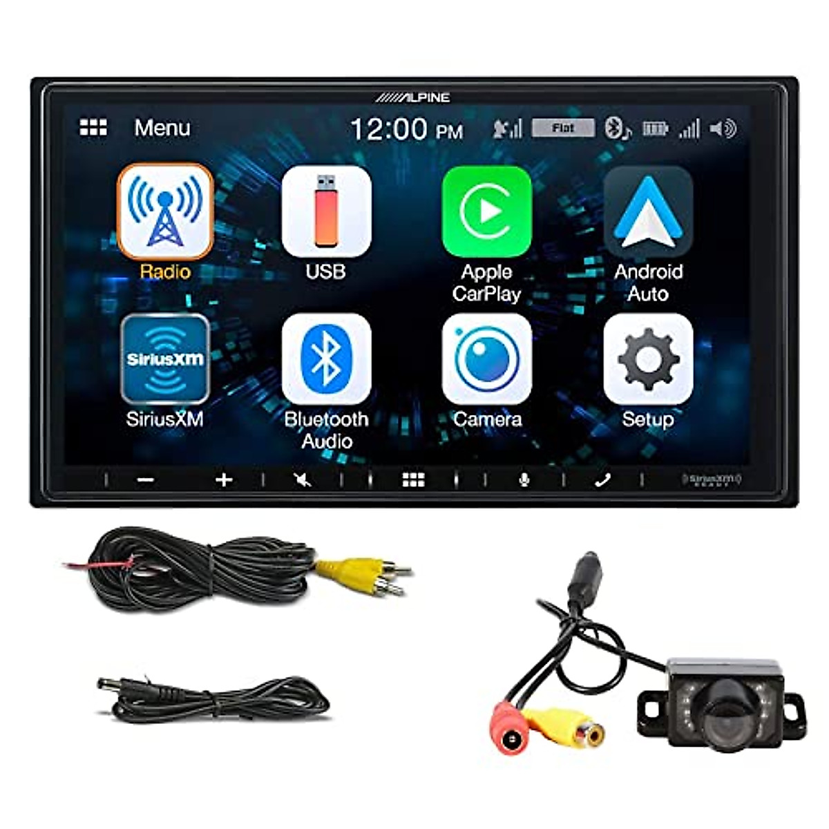 ALPINE iLX-W650 7" Digital Media Bluetooth Car Receiver CarPlay/Android+Camera