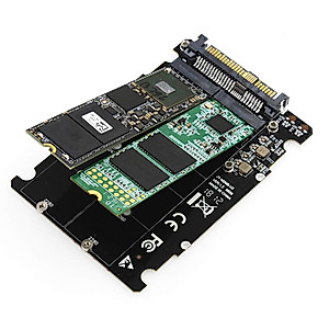 HELYZQ M.2 SSD to U.2 Adapter 2in1 M.2 NVMe and SATA-Bus NGFF SSD to PCI-e U.2 SFF-8639