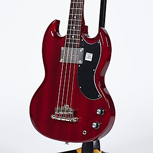 Epiphone SG Bass E1 Electric Bass Guitar, Cherry Red