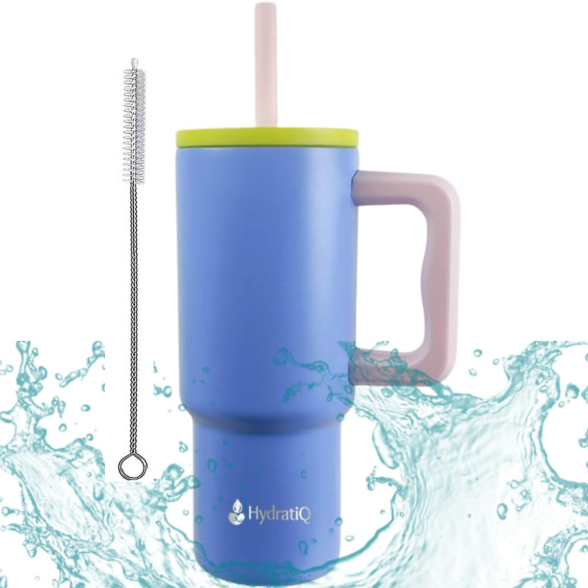 24 oz Insulated Tumbler Kids with Handle, Spill Proof Kids Water Bottle, Leak Proof Cup with straw Lid, Women, Teen, Toddler, Adults, Children Tumbler