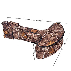 LWANO Crossbow Case Soft Tactical Crossbow Bag with Backpack Straps (Camo, 38" L27 W)