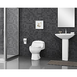 Swiss Madison SM-1T803 Chateau Elongated Toilet Dual Flush 0.8/1.28 Gpf (Soft Closing Quick Release Seat Included)