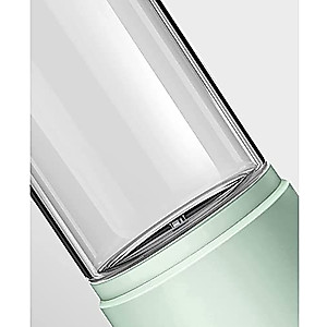 MXJCC Portable Blender, Travel Blender Cup Fruit Mixer Rechargeable with USB, Mini Blender for Fruit Juice, Milk Shakes, Blades