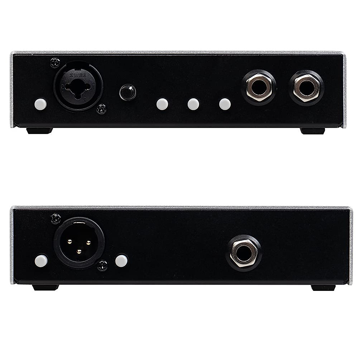 JOYO Passive Reamping and Phantom Powered Active Direct Box, Re-Amping Direct Box with 6.35mm and XLR Input 2 in 1 for Guitarist Bass Performance or Recording (JDI-48)