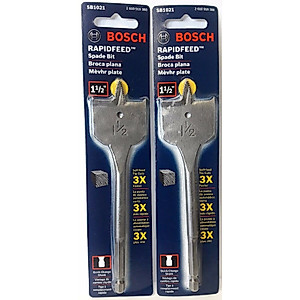 BOSCH 1 1/2" Bosch RapidFeed Spade Bit Part No. SB1021