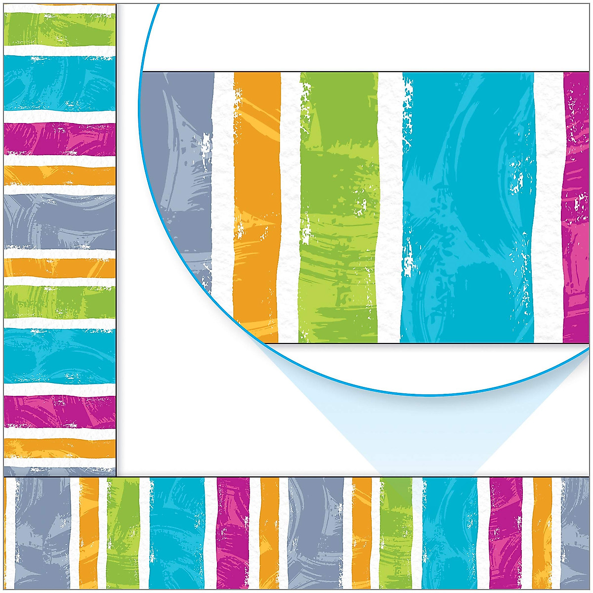 TREND enterprises, Inc. T-85610 Color Harmony Stripes Bolder Borders, 35.75'