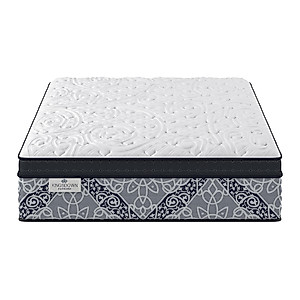 Kingsdown Passions Kelbrooke 16" Plush Euro Pillow Top Hybrid Mattress California King, Cool Gel Memory Foam Layer Motion Isolation Quilted Top Premium Mattress