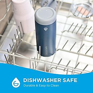 GROSCHE Alpine Flip n' Sip 20 oz Insulated Water Bottle - Stainless Steel, Leakproof Flask with Straw - Perfect for Gym, Travel & Outdoor Use - Keeps Water Cold up to 60 hrs - Lavender