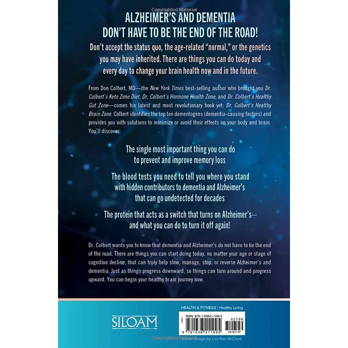 Dr. Colbert's Healthy Brain Zone: Reverse Memory Loss and Reduce Your Risk of Dementia and Alzheimer's
