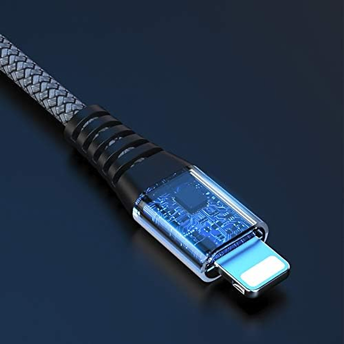 IFLASH USB C Charing Cable, USB-C iPhone Fast Charging Cable Compatible with iPad 8th 2020, iPhone 12/11/11 Pro/11 Pro Max/X/XS/XR/8, Support Power Delivery (Silver, 3 Feet)