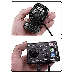 DOMICA Aquarium Wave Maker Power head with Magnet Suction Base and Controller for 10 to 50 Gallon Fresh or Saltwater Tank, Fish Tank Circulation Pump