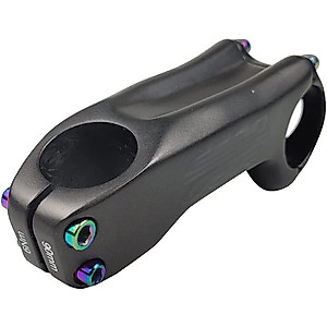 ZECHAO Carbon Mountain Bike Stem,6/17 Degree Bike Stem 31.8MM Road Bike Carbon Stem Positive and Negative Cycling Parts Bike Stem (Color : 6 Degree, Size : 90mm)