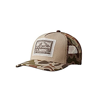 YETI Duck Stamp Trucker Hat, Sharptail Taupe/Camo