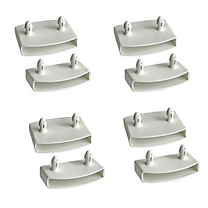 NANSHINE 20pcs 54-55mm Replacement Bed Slat Holders Kits Bundles Plastic End Caps Holders, Width 54mm x Height 9 mm (Inside Dimension)