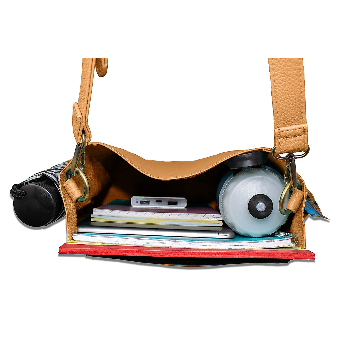 joy susan Kayleigh Side Pocket Bucket Bag - Warm Tan