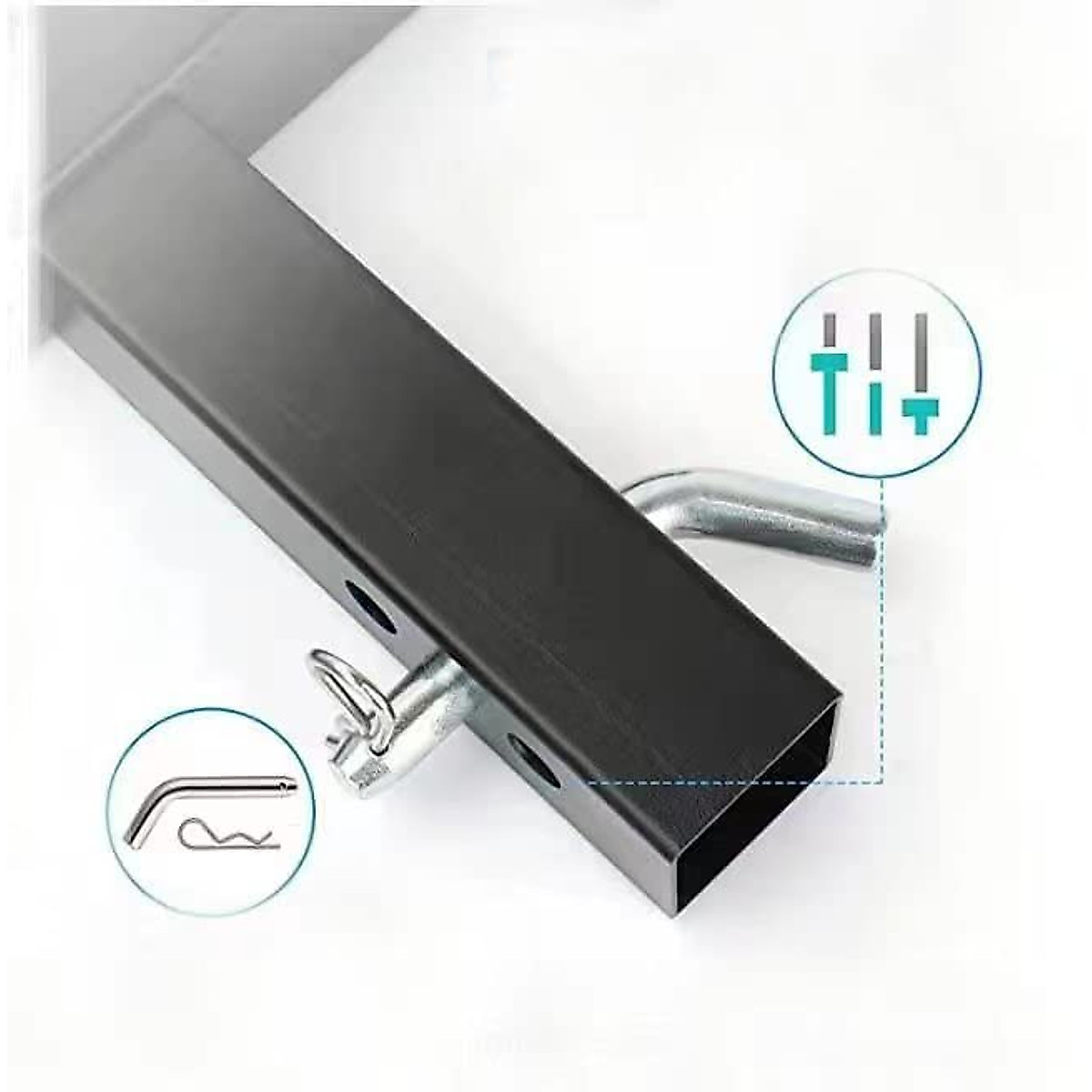 Sunshine Artisan Hitch Step for 2'' receivers and Rust Towing Bumper Guard Black Hitch Steps for Most Cars SUV Trucks Automotive Bump Step 1 Pack